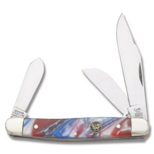 hen & rooster and star spangled stockman pocket knife knives