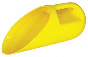 heavy duty poly material scoop