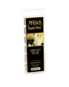 mccall's candle bars | spiced pear | highly scented & long lasting | premium wax & fragrance | made in the usa | 5.5 oz