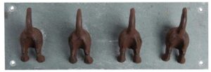 esschert design usa lh151 slate dog tail wall hooks