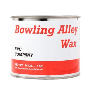 bowling alley wax, clear paste wax, 16 oz. can