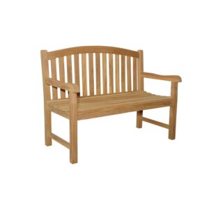 anderson teak patio lawn garden furniture chelsea 2-seater bench