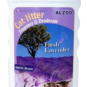 Alzoo Cat Litter Deodorizer, Lavender Bay