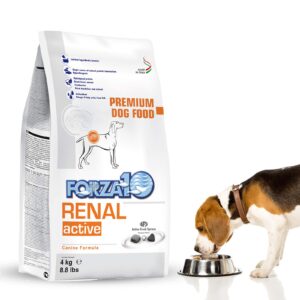 forza10 kidney care dog food, dry renal dog food for adult dogs, 8.8 pound bag, fish flavor kidney failure dog food for all breeds and sizes