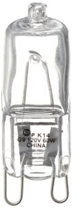 satco s4648 g9 bulb in light finish, 1.63 inches, clear