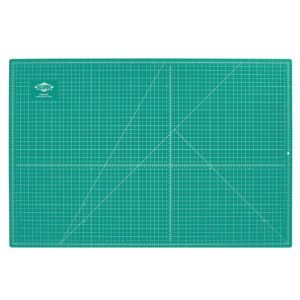 alvin, gbm series professional self-healing cutting mat, green/black double-sided, gridded rotary cutting board for crafts, sewing, fabric - 24 x 36 inches