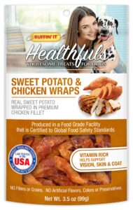 healthfuls chicken wrapped sweet potato dog treats, 3.5oz