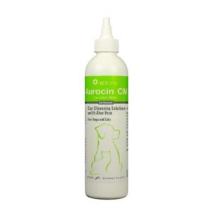 vet one aurocin cm - ear cleanser w/aloe (cucumber melon scent) 8 oz