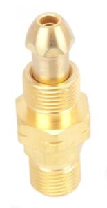 forney 87809 acetylene regulator adaptor, cga 510 to cga 300, #4 tank to regulator, 125-cf