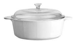 corningware round 3.2l covered casserole