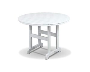 trex outdoor furniture monterey bay round patio dining table