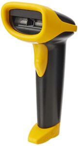 wasp wws550i freedom wireless barcode scanner with usb base, 5 mil resolution, 230 scan/s scan rate, 3.4 vdc