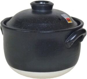 rice casserole double lid yokkaichi banko ware [rice pot of old-fashioned (made in japan) [authentic] 4 go 0 sent (japan import / the package and the manual are written in japanese)