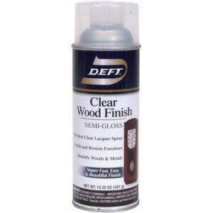 13 oz clear wood finish semi-gloss [set of 6]