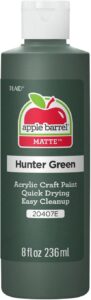 apple barrel acrylic paint in assorted colors (8 oz), j20407 hunter green