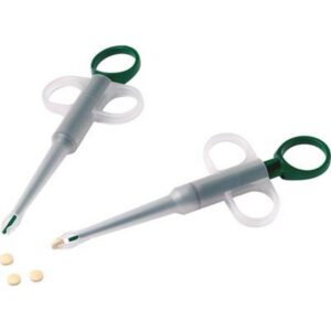 kruuse buster pet pill/tablet syringe with classic tip (2 pack).