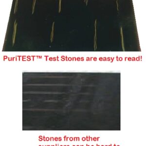 PuriTEST 10k/14k/18k Gold Test Acid Solutions Tester Kit Detect Metals Scrap Jewelry + PRO 2x2" Testing Stone