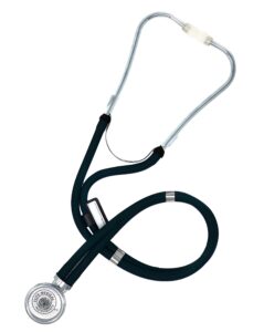 elite medical instruments esr-112 emi sprague rappaport dual head stethoscope, black