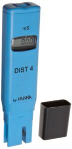 hanna instruments hi98304 dist4 ec and tds tester, 19.99 ms/cm, 0.01 ms/cm resolution, +/-2% accuracy