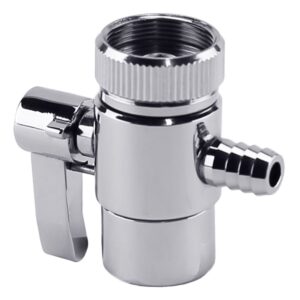 lasco 09-2135 aerator with push button diverter and 5/16-inch barb outlet, chrome plated