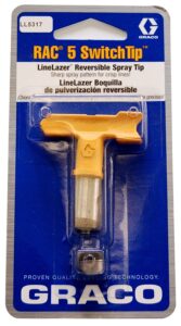 graco #ll5-317 - linelazer rac 5 switchtip - 0.017 inches (orifice size) - for 4 inch line width - ll5317