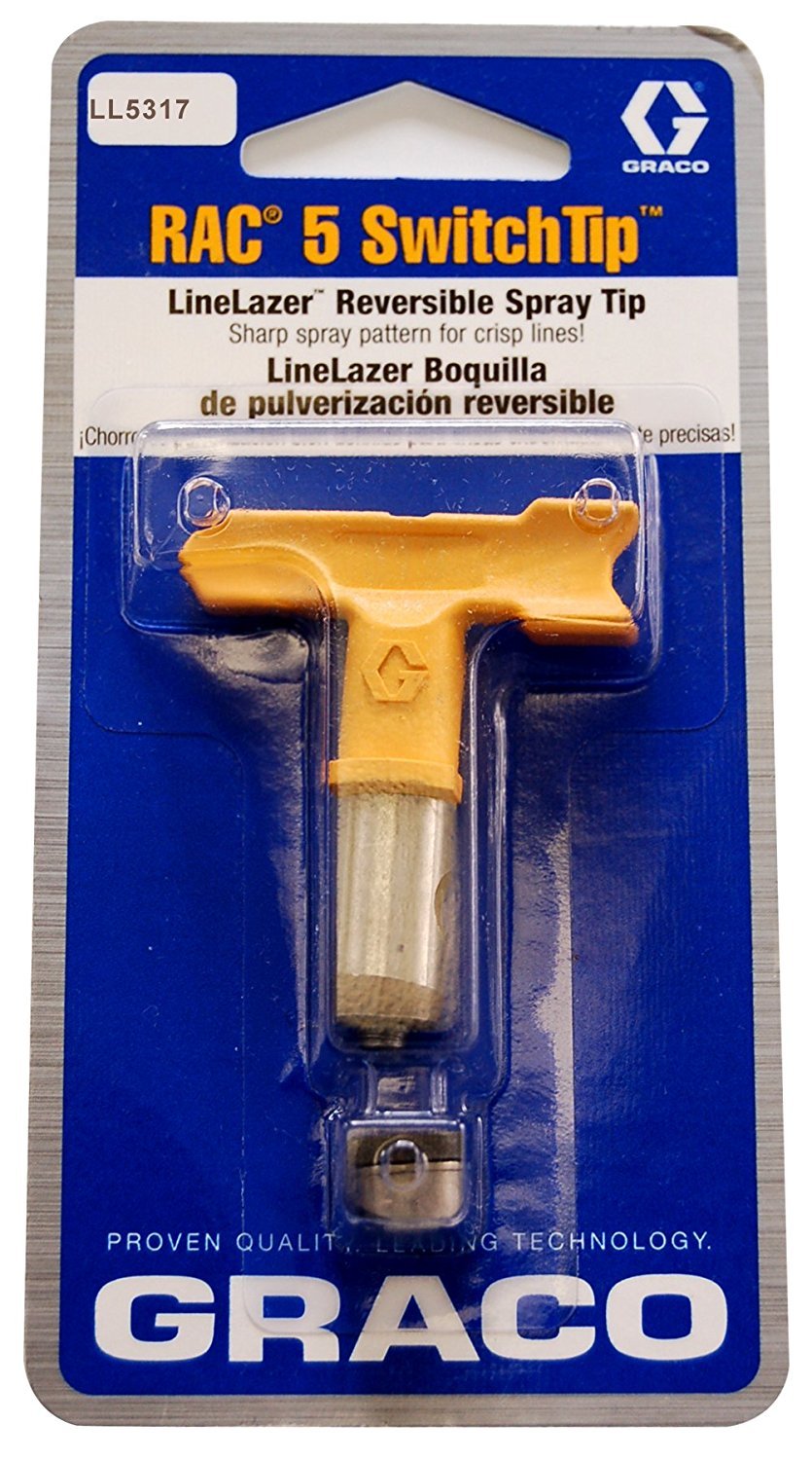 Graco #LL5-317 - LineLazer RAC 5 SwitchTip - 0.017 inches (orifice size) - for 4 inch Line Width - LL5317