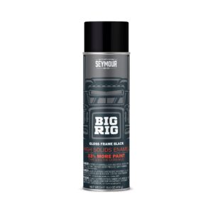 seymour 20-1615 big rig professional coatings spray paint, gloss frame black