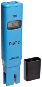 hanna instruments hi98302 dist2 tds tester, 10.00g/l, 0.01g/l resolution, +/-2% accuracy