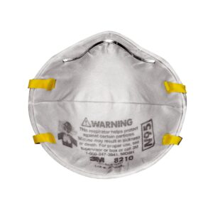 3m n95 performance respirator 8210, 20 pack, drywall sanding, niosh-approved n95, advanced filter media for easy breathing, cushioning nose foam, adjustable noseclip, stretchable straps (8210d20-dc)