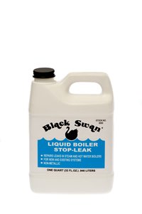 black swan mfg. co. 06000 liquid stop leak hydronic boilers, white