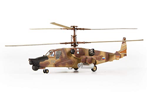 Zvezda 500787216 500787216-1:72 Russian Attack Helicopter Hokum Plastic Construction Kit Model Kit Assembly for Beginners Detailed Olive