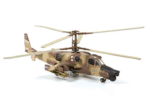 Zvezda 500787216 500787216-1:72 Russian Attack Helicopter Hokum Plastic Construction Kit Model Kit Assembly for Beginners Detailed Olive