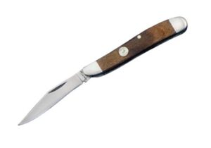 bear & son cutlery c219 heritage walnut one blade peanut knife, 2 7/8"