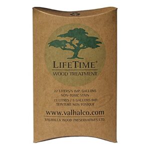 valhalla wood preservatives 5-gallon eco friendly non toxic lifetime wood treatment pouch