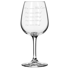 caloric cuvee - the calorie counting wine glass