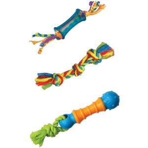 petstages orka mini dental dog chew toys - 3 pack