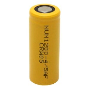 nuon 01210 - 1.2 volt 1.1 amp nicad emergency light rechargeable battery (nun4/5a-2)