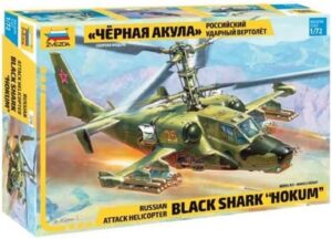 zvezda 500787216 500787216-1:72 russian attack helicopter hokum plastic construction kit model kit assembly for beginners detailed olive