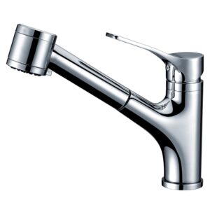 dawn ab50 3709c single-lever pull-out spray kitchen faucet, chrome