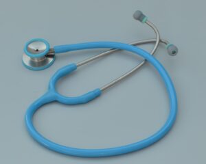 standard edition dual head diagnostic stethoscope by kila labs -sky blue