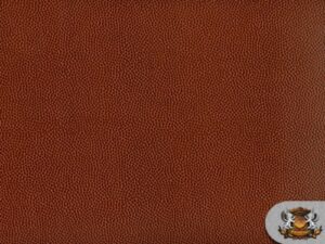 vinyl football brown fake leather upholstery fabric / 54" wide/sold by the yard