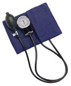 labtron superior sphygmomanometer - manual blood pressure monitor with adult cuff - blue, 175