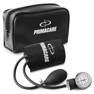 primacare ds-9191 pediatric size aneroid sphygmomanometer manual blood pressure monitor kit, bp cuff with latex free inflation system, waterproof and portable nylon carry case