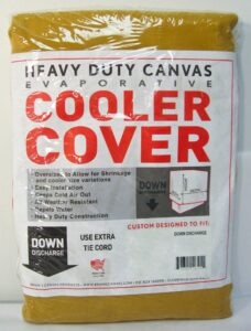 36"w x 36"d x 36"h down draft heavy duty canvas cover for evaporative swamp cooler (36 x 36 x 36)