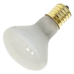 bulbrite 25r14n 25-watt incandescent r14 mini reflector light bulb, intermediate base - 2 pack