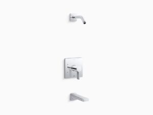 kohler parallel rite-temp bath and shower trim set