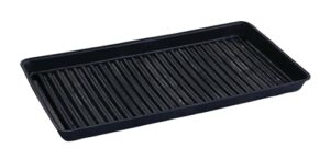 eagle 1677blk containment utility tray, 36" length x 18" width x 2" height, black