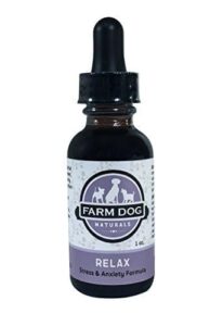 farm dog naturals relax - natural stress and anxiety formula for dogs, 1 ounce