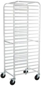 winco 20-tier welded aluminum sheet pan rack, medium