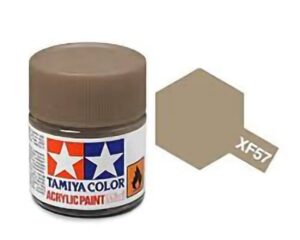 tamiya 81757 acrylic mini xf57 buff 1/3 oz